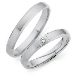 Phoenix Trauring PHÖNIX "Schmuck Geschenk Silber 925 Ehering LIEBE, 930786, 930787" Gr. 67, silber (silberfarben), Fingerringe, 67, ohne Brillant, Silber 925 (Sterlingsilber), 3mm, Made in Germany - wahlweise mit oder ohne Brillant