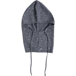 Pinko Caps & M&uuml;tzen - Balaclava with rhinestones 'Finlandia' - Gr. ONE SIZE - in Grau - f&uuml;r Damen