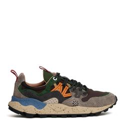 Flower Mountain Low-Top Sneaker - Sneakers Yamano 3 Man In Suede/Nylon Camo - Gr. 45 (EU) - in Schwarz - f&uuml;r Damen