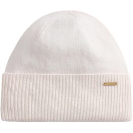 Woolrich Caps & M&uuml;tzen - Pure Cash Beanie - Gr. M - in Beige - f&uuml;r Damen