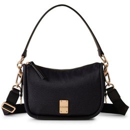 Borbonese Crossbody Bags - CAHIER HOBO SMALL - Gr. unisize - in Schwarz - f&uuml;r Damen