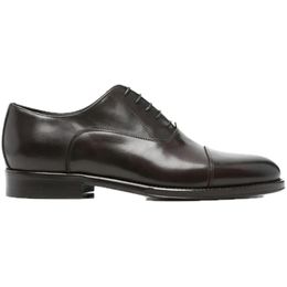 Corneliani schoenen bruin leder - Gr. UK_10 - in Braun
