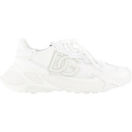 Dolce & Gabbana Dolce&Gabbana Low-Top Sneaker - Heren Day Faster Sneakers Wit - Gr. 45 (EU) - in Wei&szlig; - f&uuml;r Damen