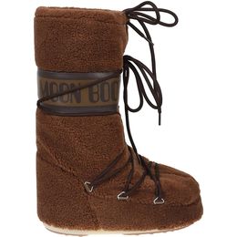 Moon Boot Moonboot Stiefel - Icon Teddy Boots Brown - Gr. 35_38 - in Braun - f&uuml;r Damen