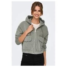 Cordjacke Only "ONLKENZIE L/S CORD JACKET PNT NOOS", Damen, Gr. S, rock ridge, Web, Obermaterial: 98% Baumwolle, 2% Elasthan, unifarben, Jacken