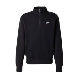 Nike Sportswear Sweatshirt 'CLUB' Herren Größe S schwarz / weiß