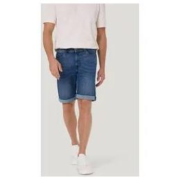 Shorts Pierre Cardin "PC-Sisteron", Herren, Gr. 32, N-Gr, blau (blau fashion vintage), Web, Obermaterial: 84% Baumwolle, 14% Polyester, 2% Elasthan, unifarben, regular fit kniefrei, Hosen, im Five-Pocket Style