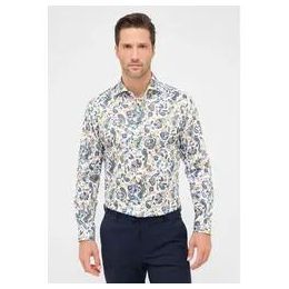 Langarmhemd Eterna "MODERN FIT", Herren, Gr. 44, Normalgrößen, gelb (senfgelb), Twill, 100% Baumwolle, tailliert, Manschette, Hemden, NON IRON (bügelfrei)