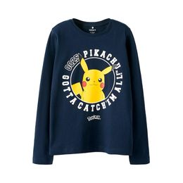 name it Shirt 'NKMVOSRIC POKEMON' Jungen Größe 146/152 navy / gelb / weiß