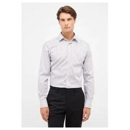 Langarmhemd Eterna "SLIM FIT", Herren, Gr. 40, Normalgrößen, beige (taupe), Twill, 100% Baumwolle, schmal, Manschette, Hemden, NON IRON (bügelfrei)