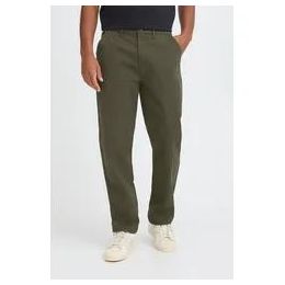 Chinohose Blend "BHNATAN WIDE LEG CHINO", Herren, Gr. 34, Länge 34, grün (forest night), Web, Obermaterial: 98% Baumwolle, 2% Elasthan, unifarben, relaxed fit knöchellang, Hosen