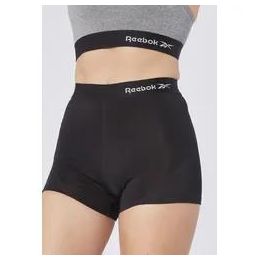 Boxershorts Reebok "JOYNER", Damen, Gr. M (38), schwarz, Obermaterial: 92% Polyester, 8% Elasthan, bedruckt, unifarben, normal, Unterhosen, mit kühlendem Materialeinsatz
