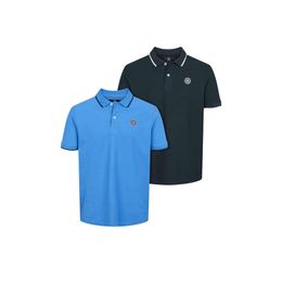 VINSON Poloshirt 'Ronald' Herren Gr&ouml;&szlig;e XL blau / hellblau / dunkelblau