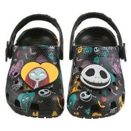 Clog Crocs "Nightmare Multi Classic Clog", Kinder, Gr. 30, multi, CrosliteTM, kontrastfarbene Details, Schuhe, Hausschuh mit bunten Halloween-Motiven