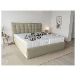 Polsterbett Collection AB "Classic erhältlich in der Breite 180x200cm", beige, B:203cm H:116cm L:215cm, Betten, Nur Rahmen, mit Lattenrost oder Komplett-Set inkl. King-Matratze(28cm)