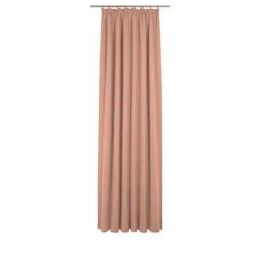 Vorhang ADAM "Uni Collection", orange (papaya, produkt erfüllt die vorgaben zum brennverhalten für frankreich), B:142cm H:295cm, Baumwolle (Bio-Baumwolle), Gardinen, aus 100% Bio-Baumwolle