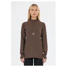 Langarmshirt SOS "Timberline", Herren, Gr. M, beige, 90% Polyester, 10% Elasthan, unifarben, kurz, Rundhals, Shirts, Im komfortablen und anliegenden Schnitt