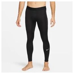 Trainingstights Nike "PRO DRI-FIT MENS TIGHTS", Herren, Gr. M, N-Gr, schwarz-weiß (schwarz, weiß), Obermaterial: 90% Polyester, 10% Elasthan, Hosen