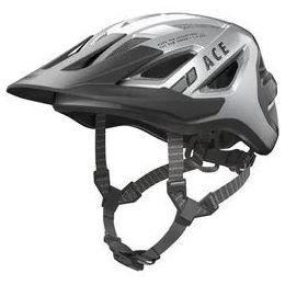Fahrradhelm Abus "URBAN-I 3.0 ACE" Gr. M, silber (gleam silber), Helme, M Kopfumfang: 52cm - 58cm