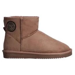 O`Neill Schlupfboots O'NEILL "BESIANA WOMEN MID", Damen, Gr. 42, warm taupe, Synthetik, Schuhe, Winterschuhe, Winterboots, Snowboots, Schlupfstiefel