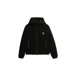Superdry Fleecejacke Damen Größe S schwarz