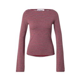 WEEKDAY Shirt 'Annie' Damen Größe XS grau / rot