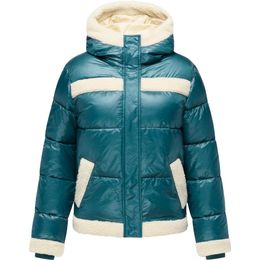 Ragwear Jacke 'Editah Youmodo' Damen Größe M petrol / wollweiß Winterjacke