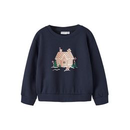 name it Sweatshirt 'NMFVISMAS' girl Blue size 92