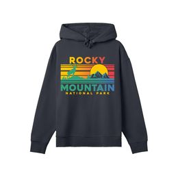F4NT4STIC Sweatshirt 'US National Parks Rocky Mountain Sunset' female Black size S