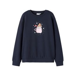 name it Sweatshirt 'NKFVISMAS' girl Blue size 146/152