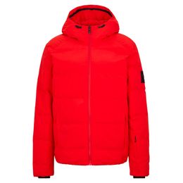 Skijacke Ziener "TYERS-Z jacket man", Herren, Gr. 46, rot, Obermaterial: 100% Polyester (recycelt); Futter: 100% Polyester; Futter 2: 100% Polyamid; Wattierung: 100% Polyester (recycelt); Wattierung 2: 100% Polyester (recycelt), Jacken