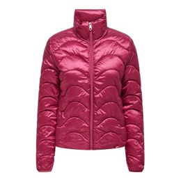 Steppjacke Only "ONLVEGA WAVE QUILTED JACKET CC OTW", Damen, Gr. M (38), rot (granita), Web, Obermaterial: 60% Polyester, 40% Nylon, unifarben, Jacken