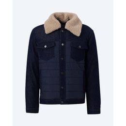 THOMAS RATH Menswear wattierte Jeansjacke