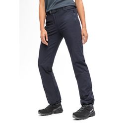 Outdoorhose Maier Sports "DA-HOSE LINING EL. LULAKA WINTER", Damen, Gr. 72, L-Gr, night sky, Obermaterial: 90% Polyamid, 10% Elasthan, Hosen