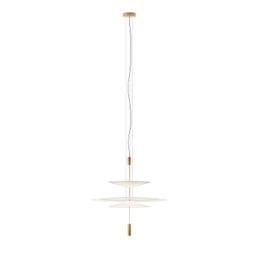 Vibia Flamingo 1530 Pendelleuchte Gold satiniert matt