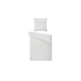 CS Schmal como Satin Bettw&auml;sche Snowy wei&szlig; Ma&szlig;e (cm): B: 135 &raquo; H&ouml;ffner