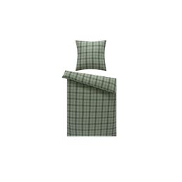CS Schmal como Biber Bettwäsche Tartan grün Maße (cm): B: 135 » Höffner