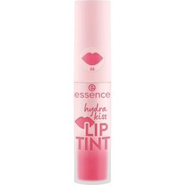 Essence Lippenstift »hydra kiss LIP TINT« 3-tlg., glänzend, langanhaltend, flüssig Poppy Pink Lippenstift von Essence