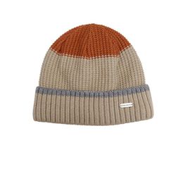 Chillouts Herren Chillouts Strickm&uuml;tze &raquo;Tony Hat&laquo; mit mehrfarbigem Design beige
