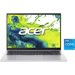 Acer Notebook »AG16-71P-51VN« 40, 64 cm / 16 ′′ Intel Core 5 Intel Graphics 512 GB SSD Pure Silver Windows 11 Home (64 Bit)
