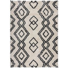 FLAIR RUGS Hochflor-Teppich &raquo;ATLAS&laquo; rechteckig 40 mm H&ouml;he Berber Teppich beige Kunstfaser