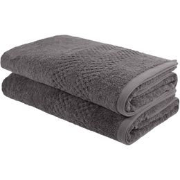 my home Saunatuch &raquo;Regona, 80x200cm, flauschig und weich, 100% Baumwolle, 500 gr/m&sup2;&laquo; Premium Handt&uuml;cher mit Bord&uuml;re, Handtuch-Set, 5 Jahre Garantie...