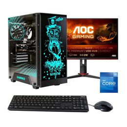 Hyrican Gaming-PC-Komplettsystem »Rockstar SET02303« 27 ′′ Intel Core i7 GeForce RTX 3070 16 GB RAM 1.000 GB SSD Windows 11, inklusive 27" Monitor...
