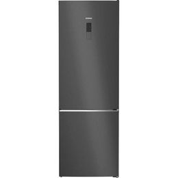 Siemens Kühl-/Gefrierkombination iQ500 »KG49NAXCF« 203 cm hoch 70 cm breit Gebürsteter schwarzer Stahl antiFingerprint bottleCooler – perfekte...