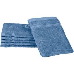 Ross Waschhandschuh &raquo;Rubin&laquo; 100% Baumwolle blau Baumwolle