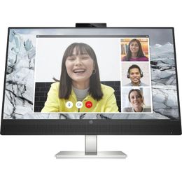HP LED-Monitor &raquo;M27&laquo; 69 cm/27 &prime;&prime; 1920 x 1080 px Full HD 5 Reaktionszeit 75 Hz schwarz/silberfarben Integriertes Mikrofon, 5 MP Webcam
