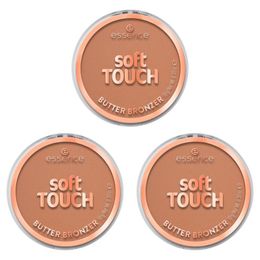 Essence Bronzer-Puder »soft TOUCH BUTTER BRONZER« 3-tlg., mittlere Deckkraft, bräunend, alle Hauttypen whipped buttercup Bronzer-Puder von Essence