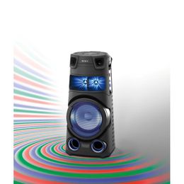 Sony Party-Lautsprecher »MHC-V73D« (Bluetooth NFC ) schwarz 2 Mikrofon-Eingänge für Karaoke oder Gitarre, Partyspaß mit Echo-Effekten