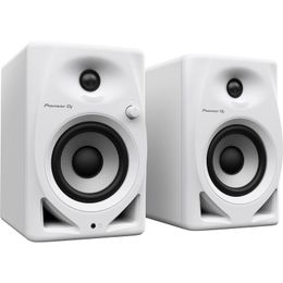 Pioneer DJ Lautsprecher »DM-40D 4"« Stereo ( 40 W) weiß 4-Zoll-Tieftöner