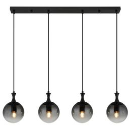 Globo LIGHTING Hängeleuchte »DALTON« E27 1 Stk. Hängelampe/Pendelleuchte/Esszimmer/Wohnzimmer/Esstisch schwarz